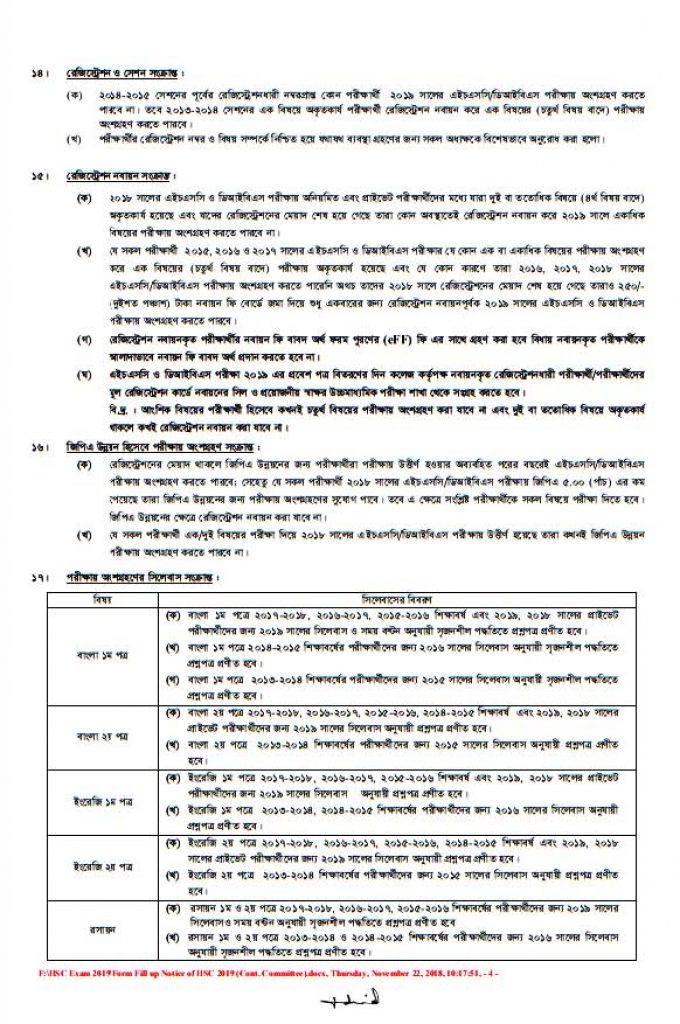 HSC Exam Routine 2022(প্রকাশিত)| All Board Bangladesh | Educationbd